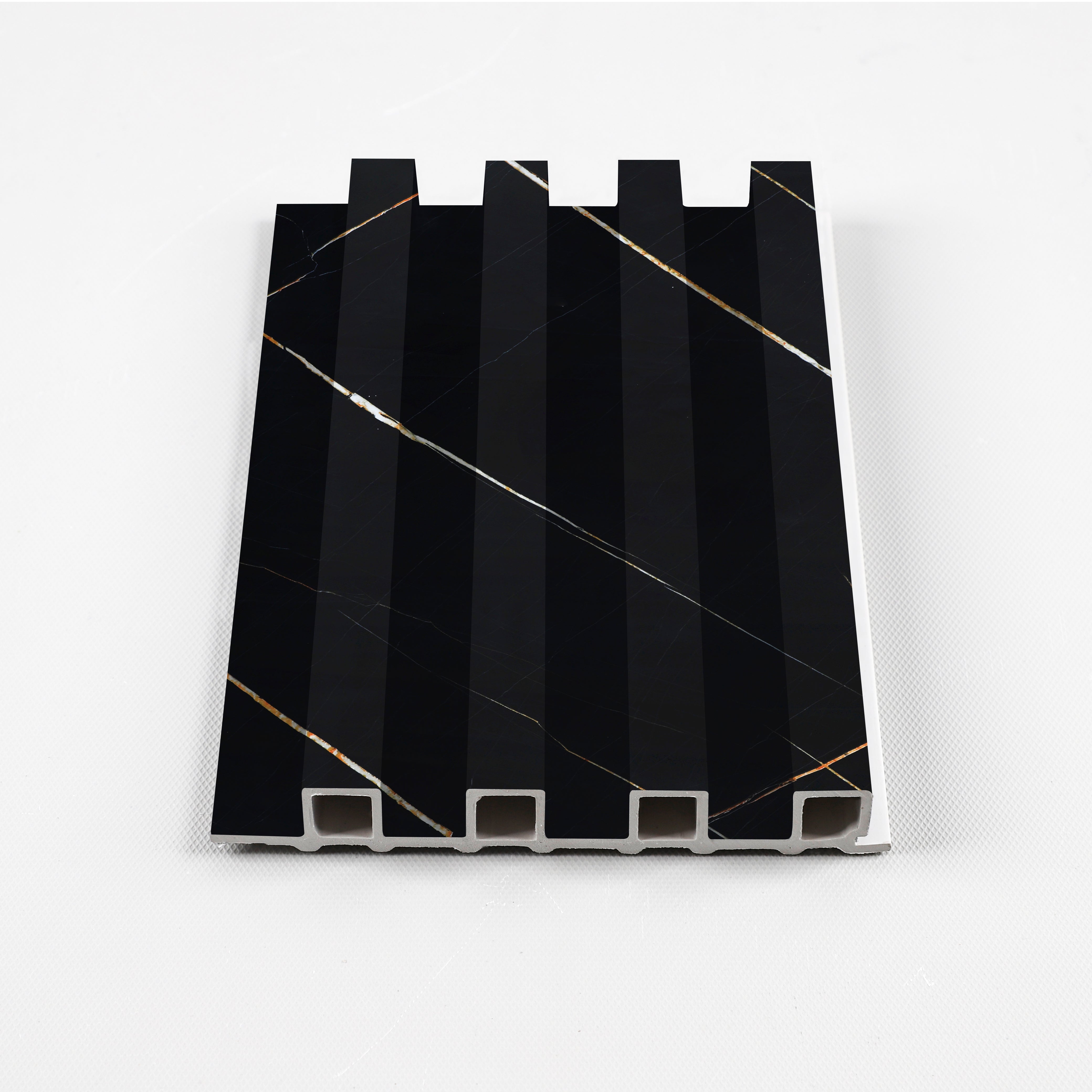 14-Pack Noir Royale WPC Fluted 3D Wall Panels | 68 sq. ft./Box – ACCEL INC