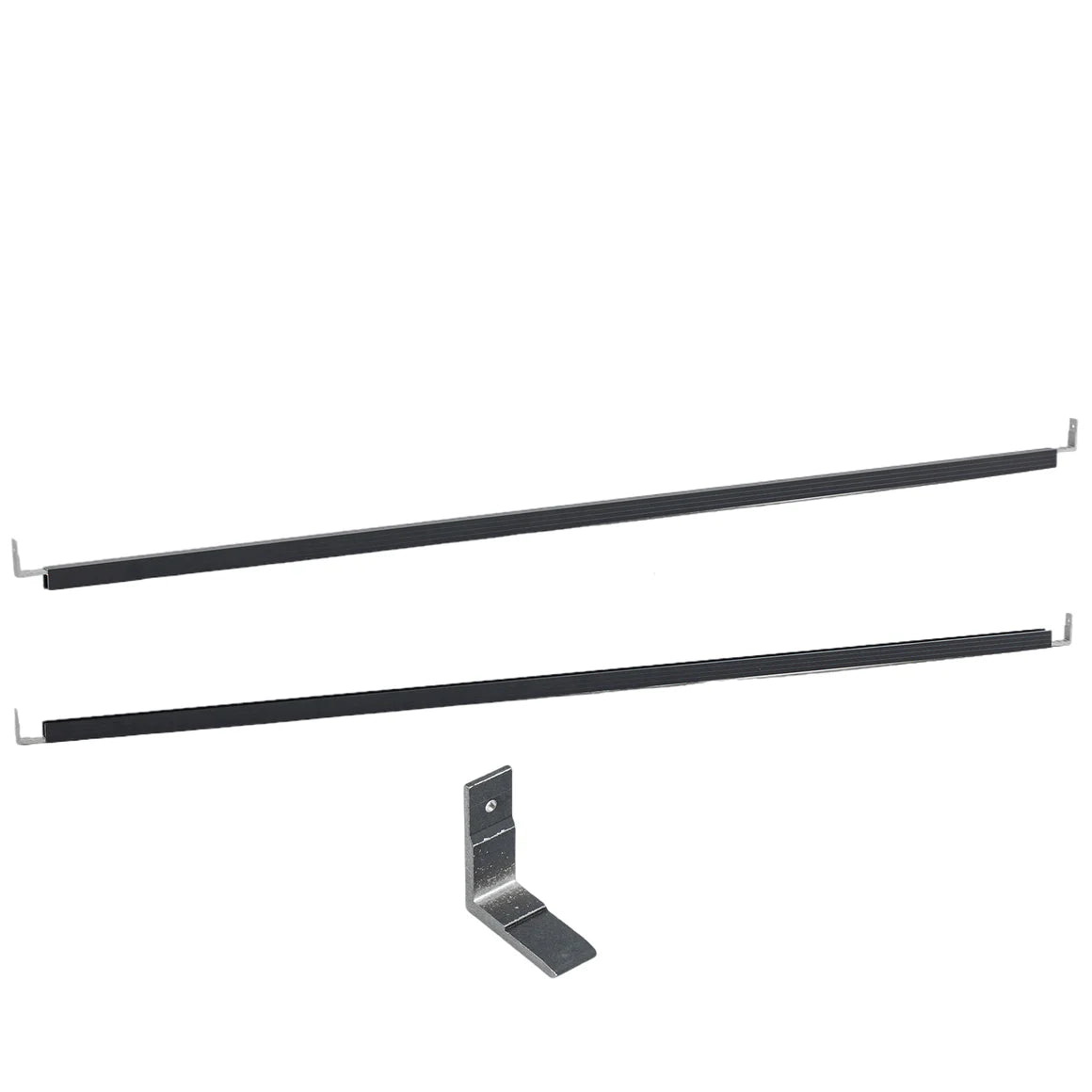 6ft Black Aluminum Fence Frame Kit for Horizontal & Privacy WPC Panels ...