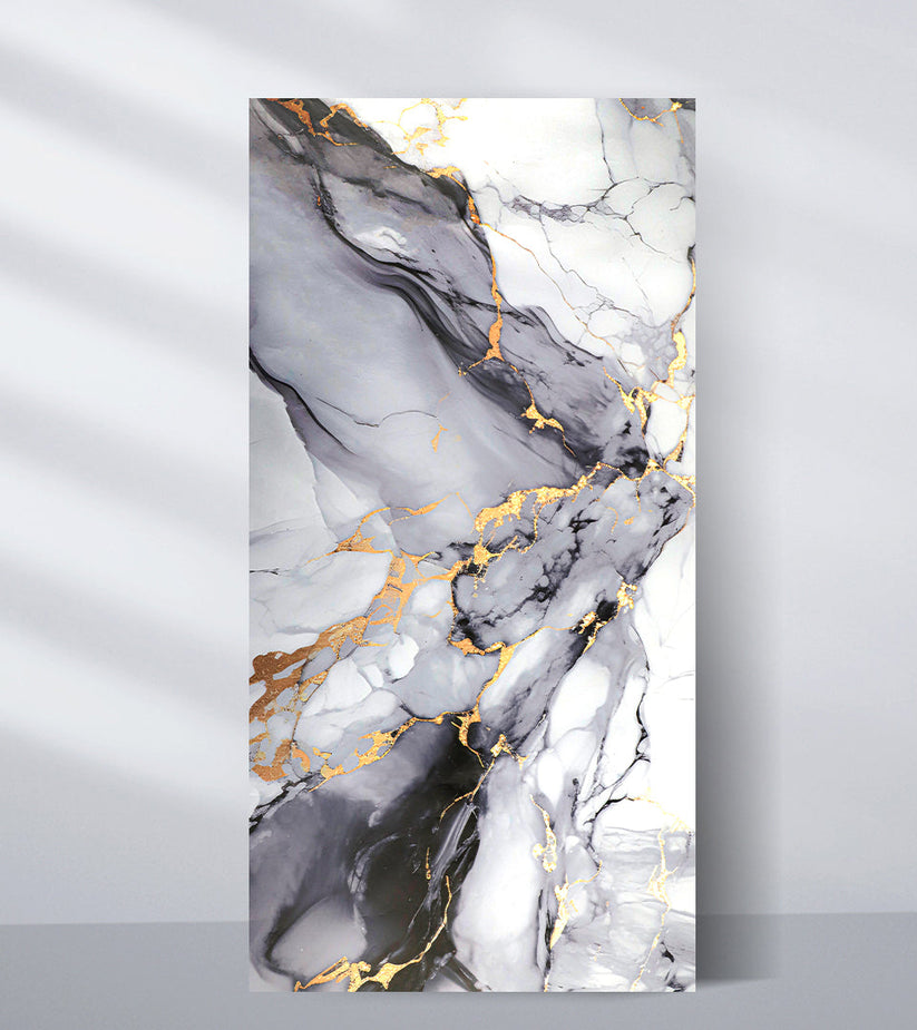 Blue Mist PVC Marble Sheets UV Protected | Waterproof | 4x8 ft (32 sq ...