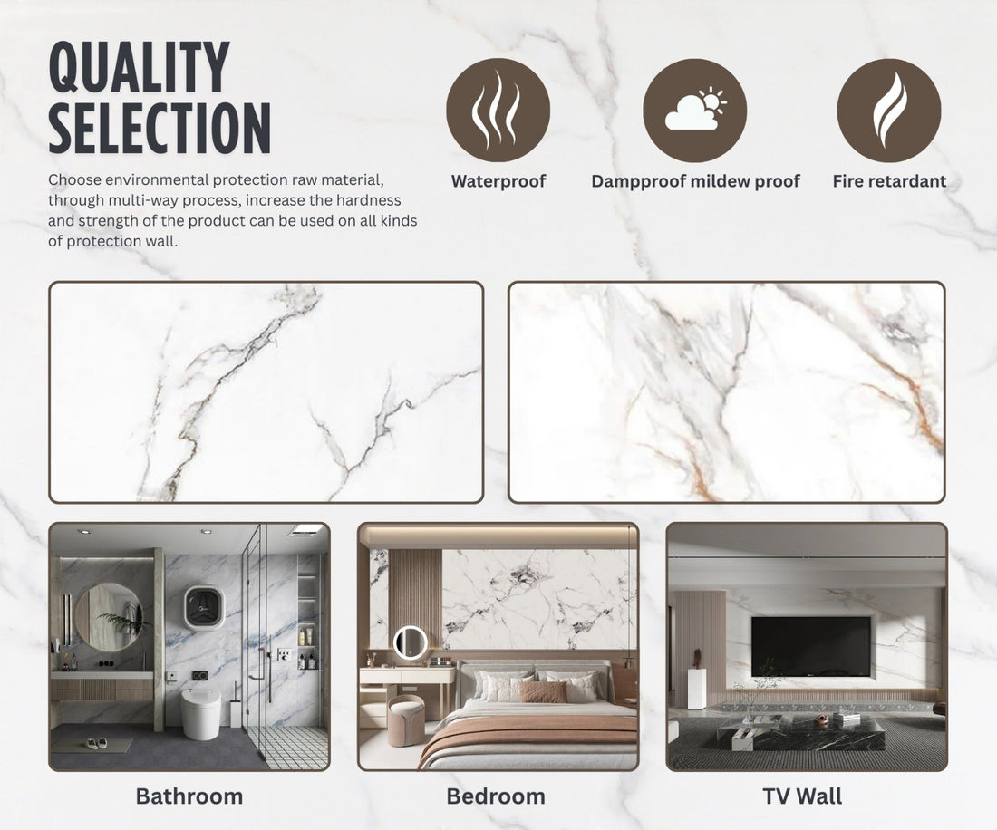 PVC Marble Sheet Samples | Test Finish & Quality Before You Buy – ACCEL INC